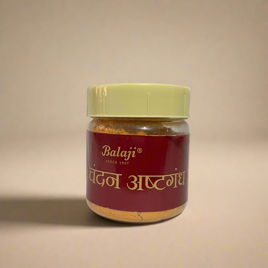 Balaji Special Chandan ASHTAGANDHA TIKA (60 gm) – aavyaa