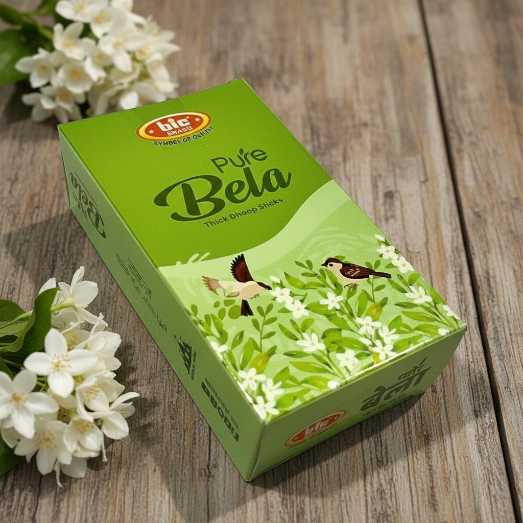 BIC PURE BELA Thick Dhoop Sticks (10 Sticks) – aavyaa