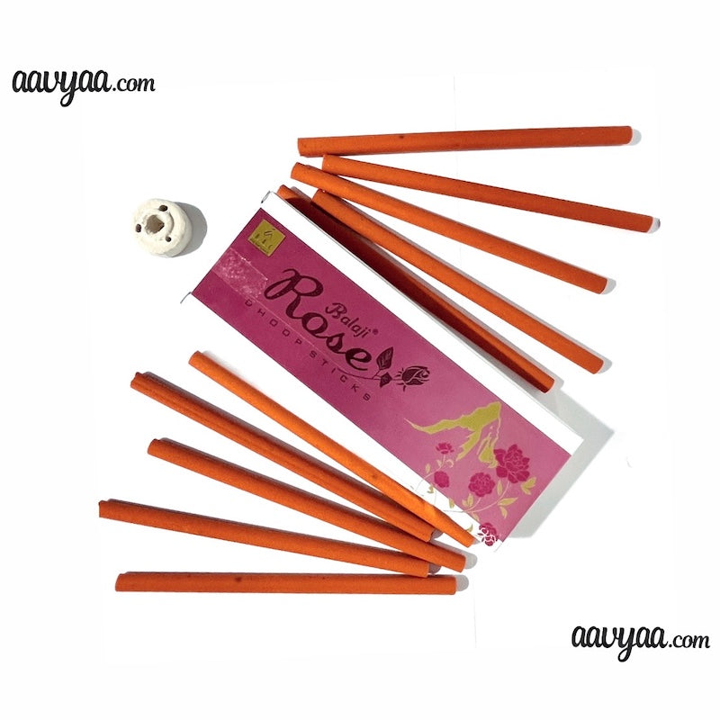Balaji ROSE Dhoop Sticks (60 gms) – aavyaa